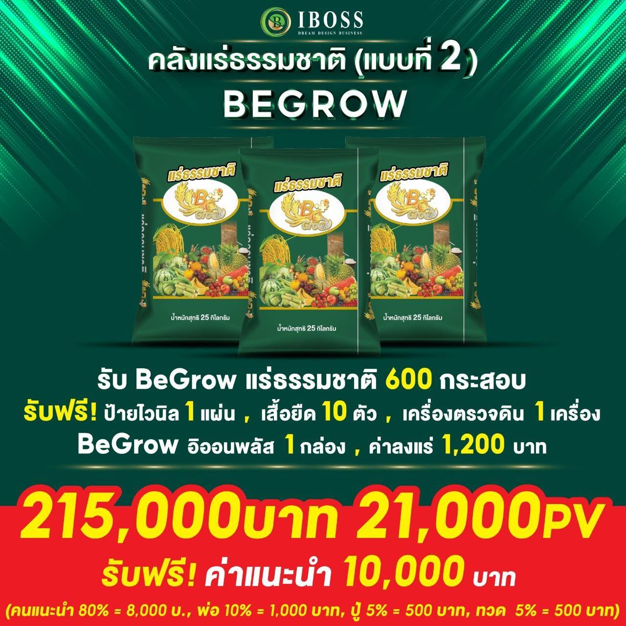 บริษัท เดอะไอบอส อินเตอร์เทรด จำกัด เปิดคลัง BeGrow สูตรแร่ธรรมชาติ